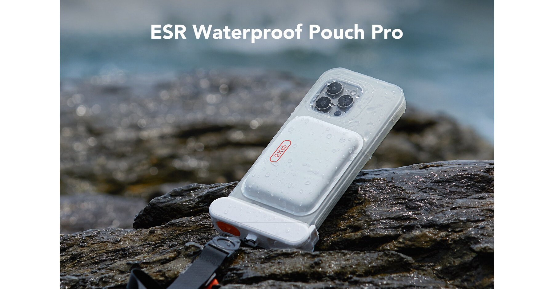 ESR Introduces Innovative Waterproof Pouch for iPhone, Elevating Water ...