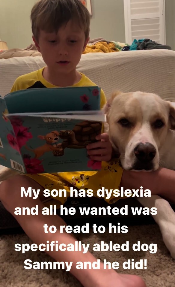 Young Boy with Dyslexia Finds the Confidence to Read to His Disabled ...