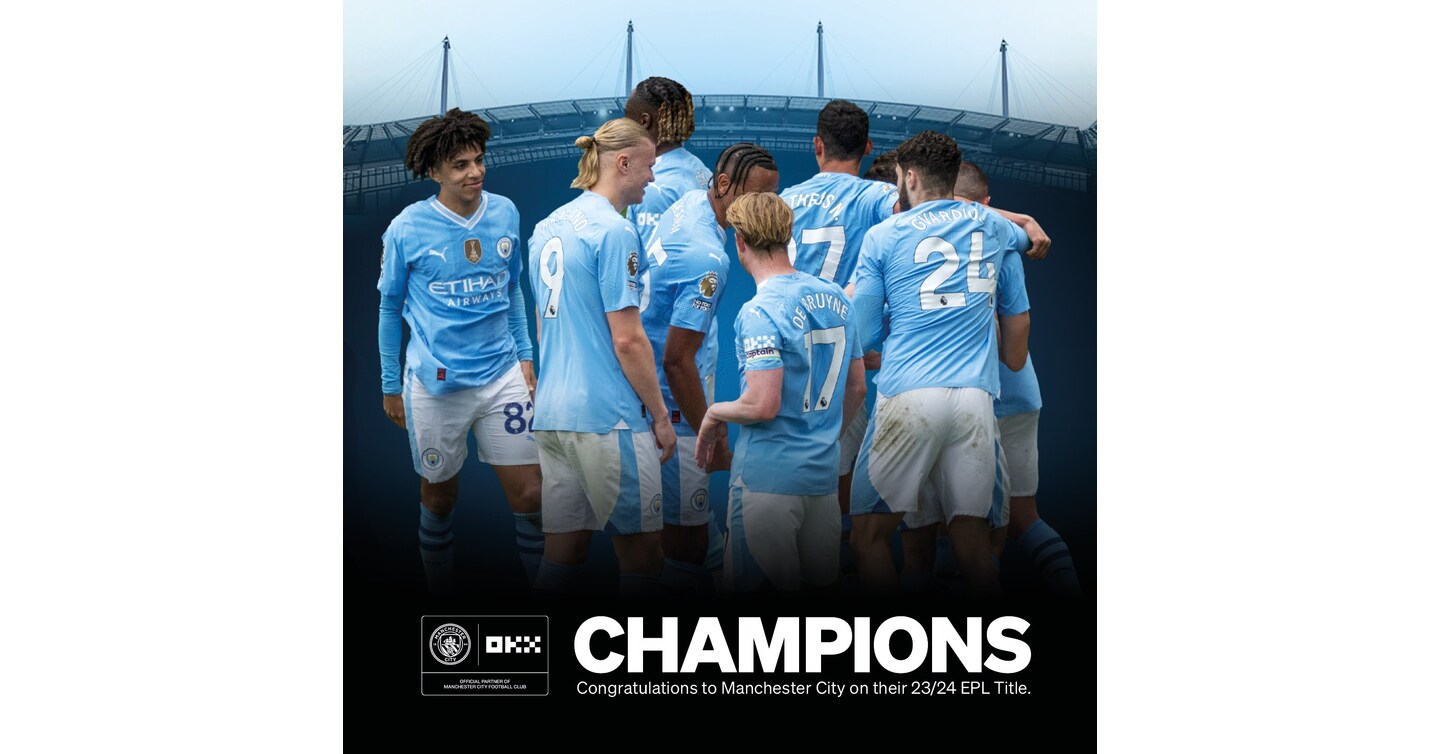 Flash News: OKX Celebrates Manchester City's Historic Fourth ...
