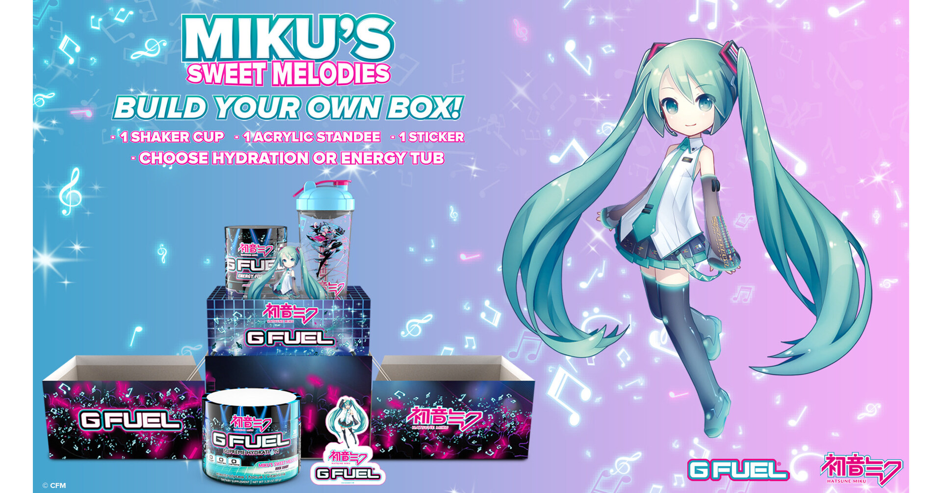 G FUEL AND HATSUNE MIKU BRING FANS TO THE VIRTUAL STAGE WITH LIMITED ...