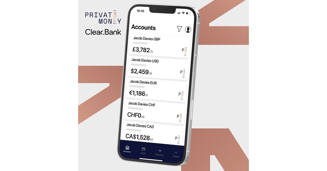Privat 3 Money and ClearBank Redefine Financial Solutions for a Global ...