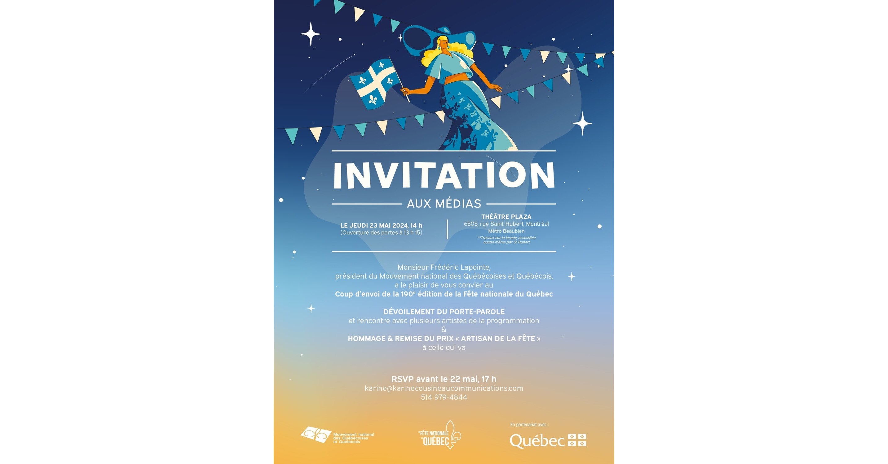 INVITATION AUX MÉDIAS - Coup d'envoi de la 190e édition de la Fête ...