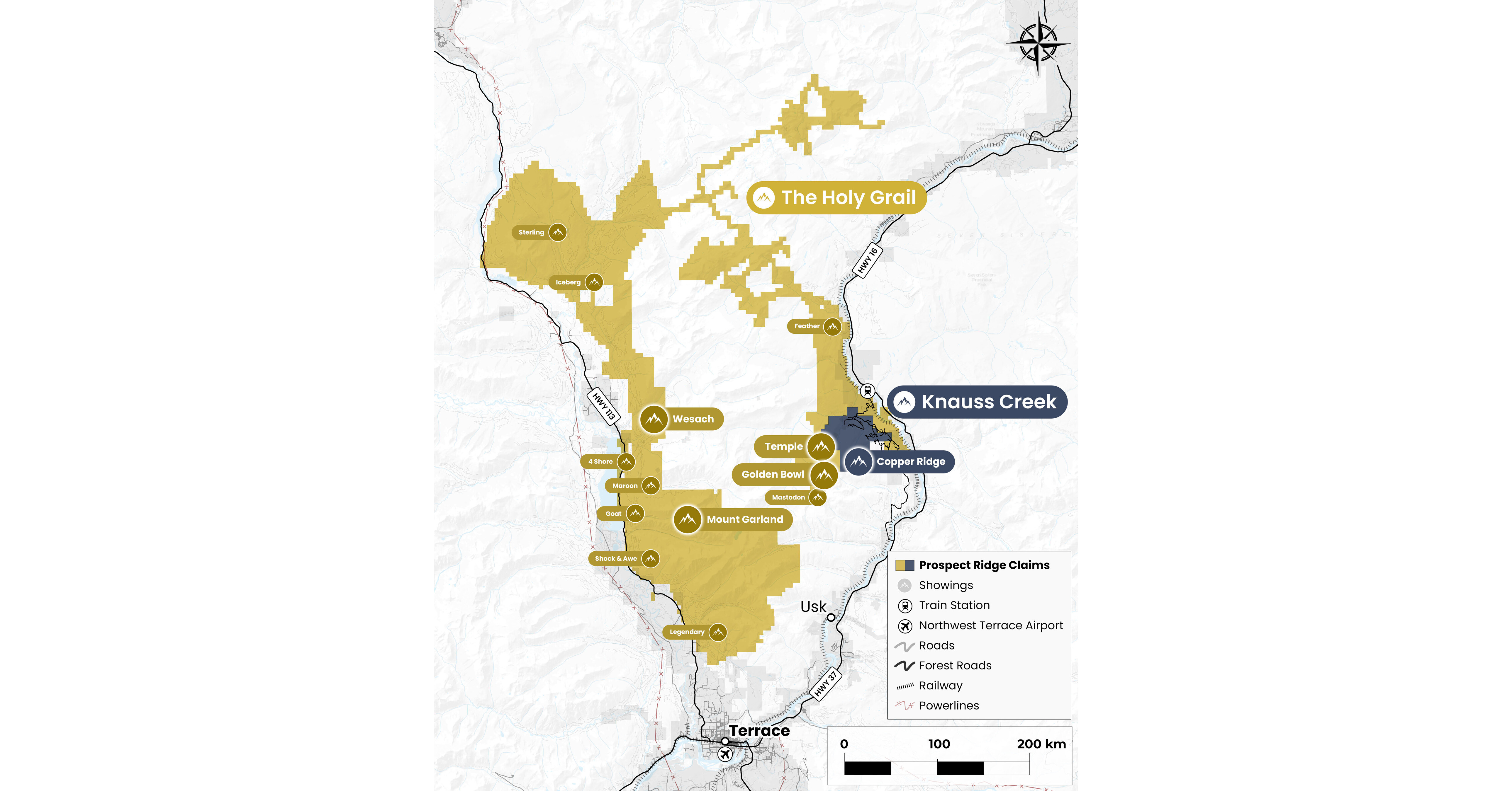 PROSPECT RIDGE RESOURCES DISCOVER NEW A HIGH-GRADE SHOWINGS ON THE HOLY ...