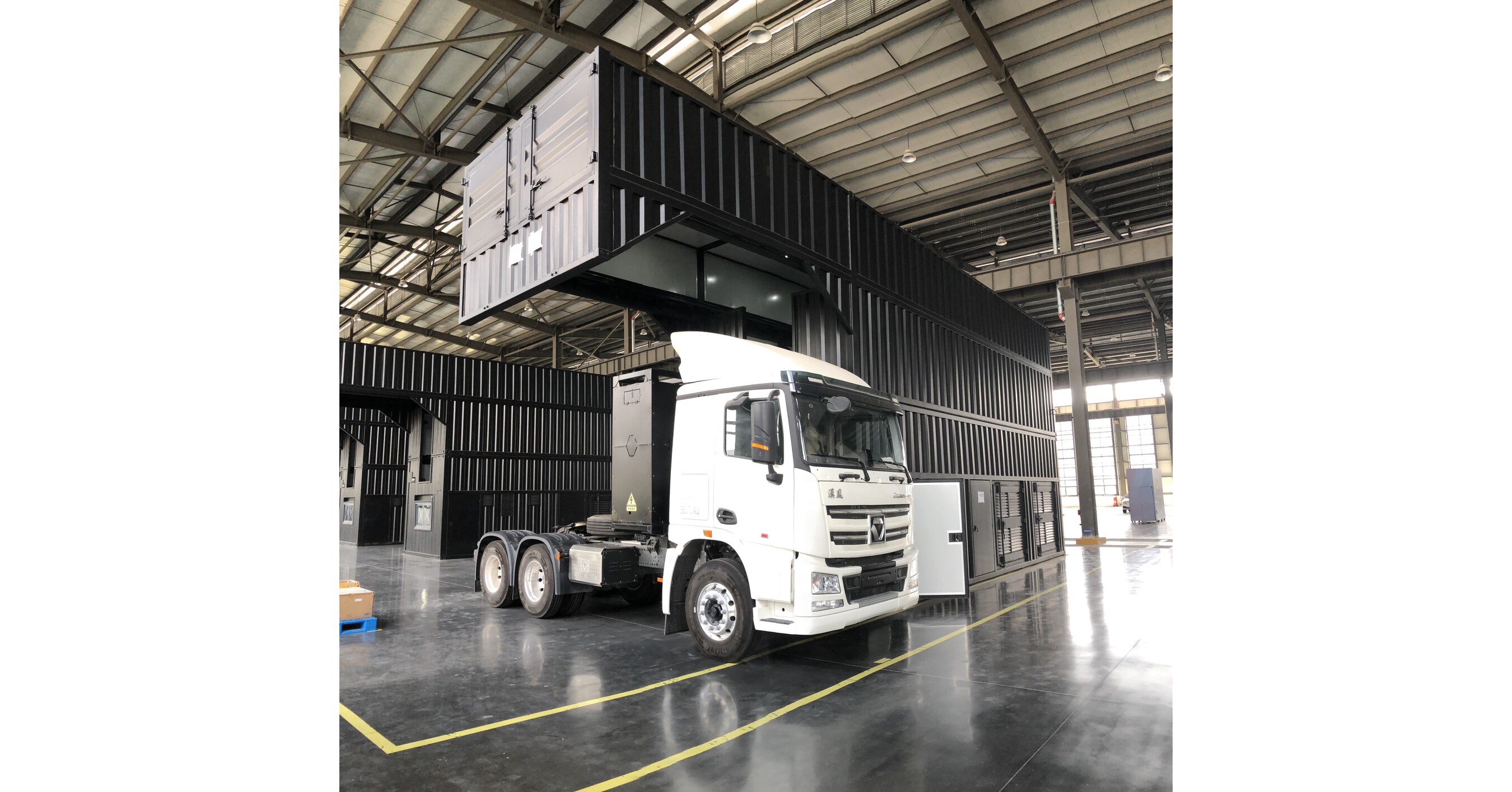 U Power Limited's UOTTA Heavy Truck Battery Swapping Technology is ...