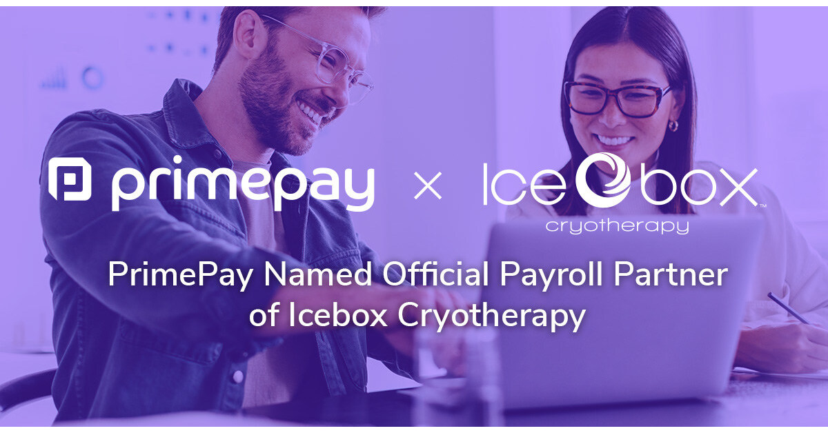 PrimePay Named Official Payroll Partner of Icebox Cryotherapy