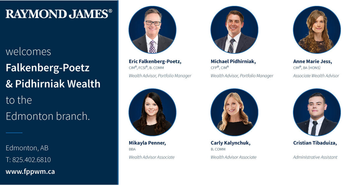 Raymond James Recruitment Momentum Continues as the Edmonton Branch ...