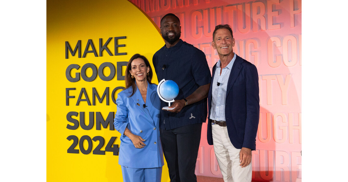 Dwyane Wade Receives the Elevate Prize Catalyst Award at the Second ...