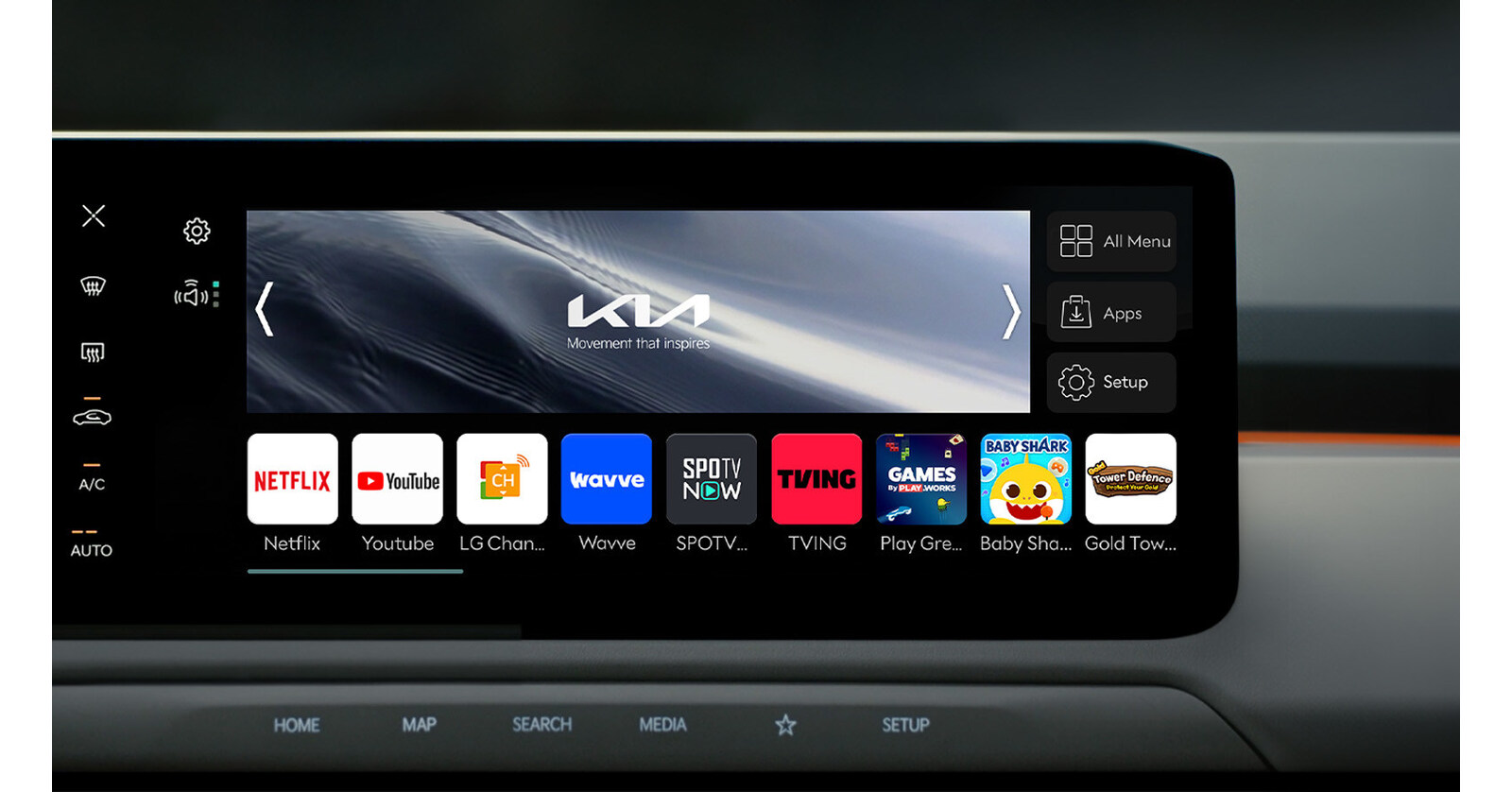 LG'S ADVANCED AUTOMOTIVE CONTENT PLATFORM FEATURES IN KIA'S NEWEST ...