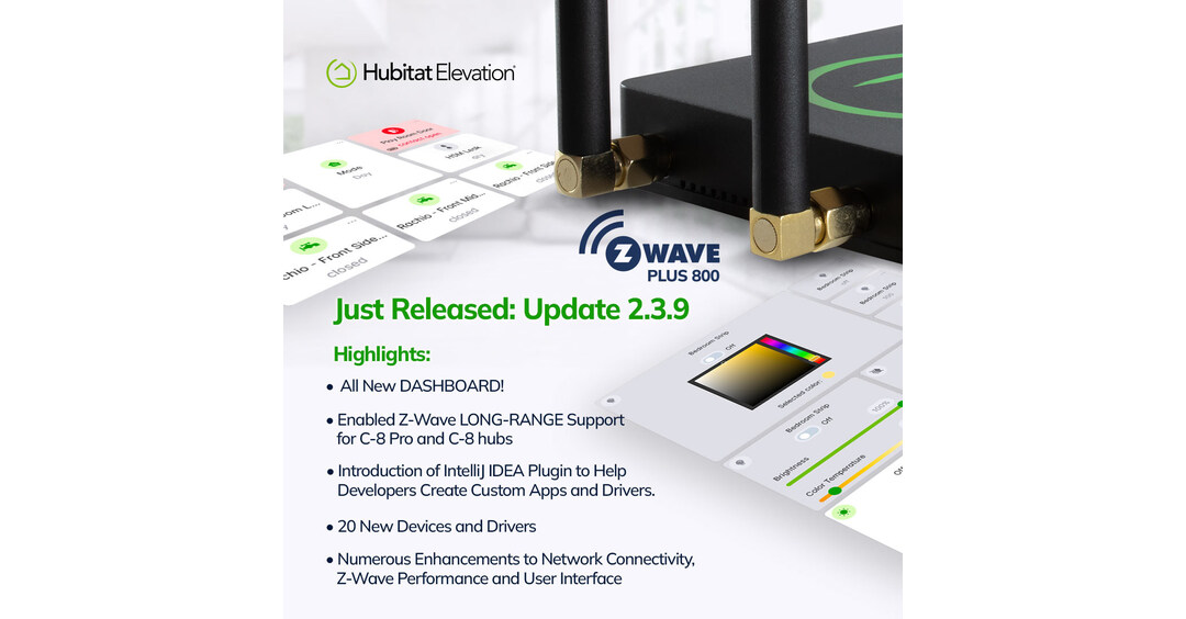New update offers Z-Wave Long Range, Easy Dashboards, and more