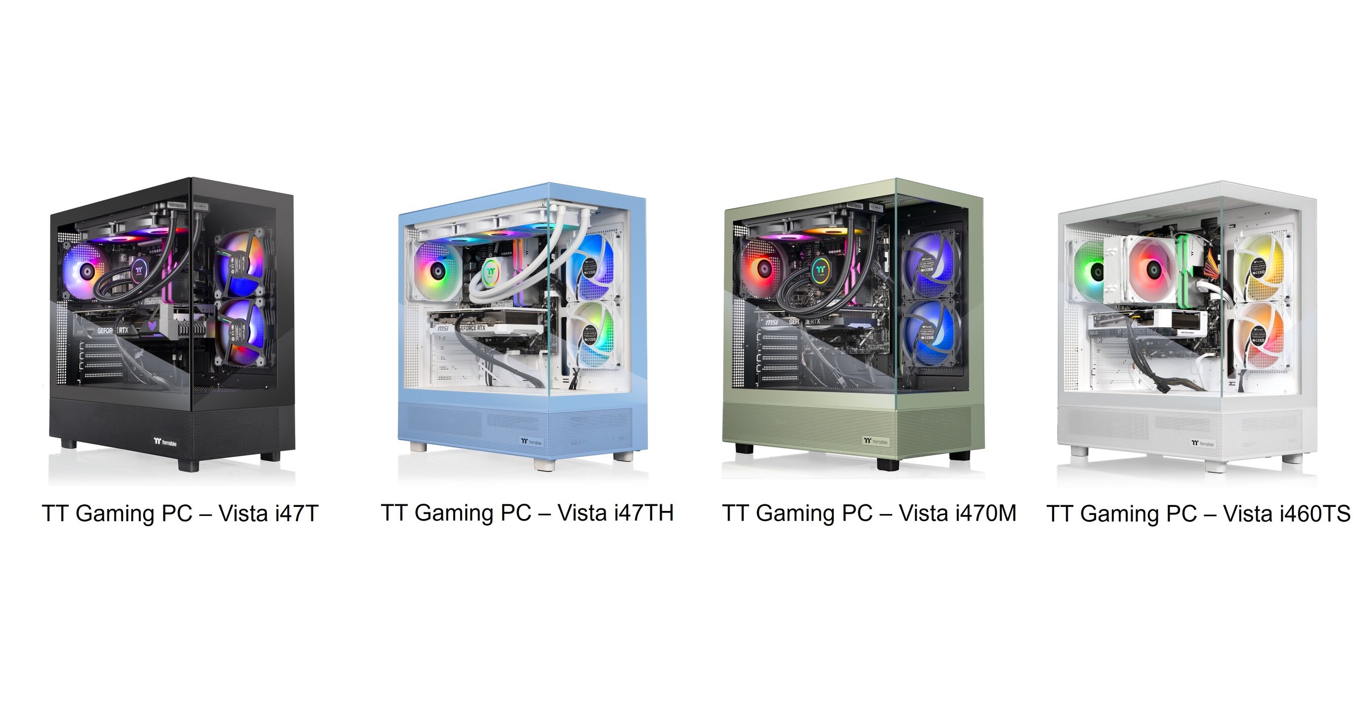 Thermaltake Unveils TT Gaming Vista Series Gaming PCs Featuring Intel ...