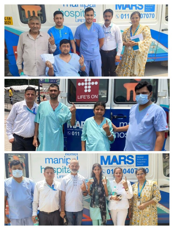 Every vote counts: Manipal Hospital, Dwarka facilitates patient voting ...