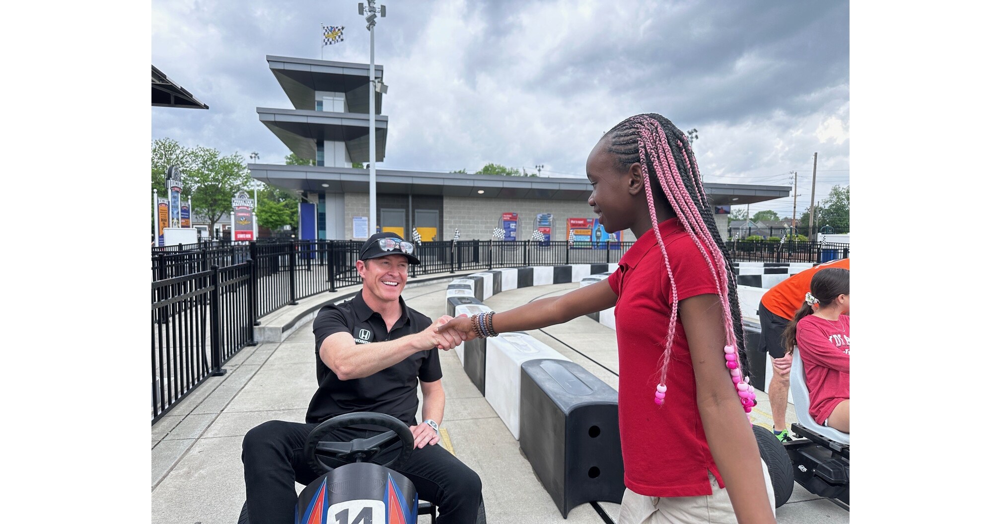 Indy 500 drivers Scott Dixon and Graham Rahal Zoomed to The Children's ...