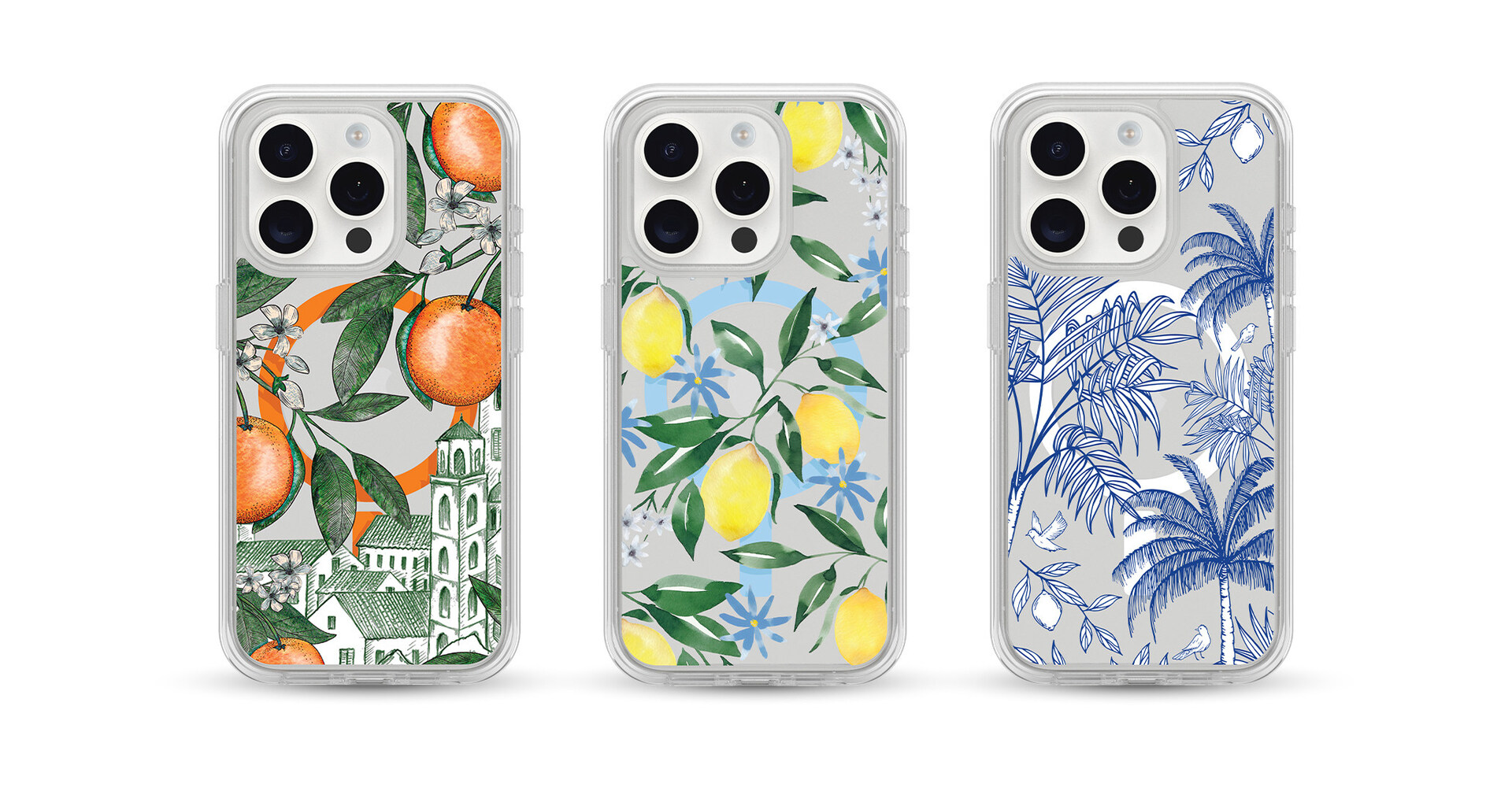 Escape with Mediterranean Vibes on all new OtterBox Symmetry Series Cases