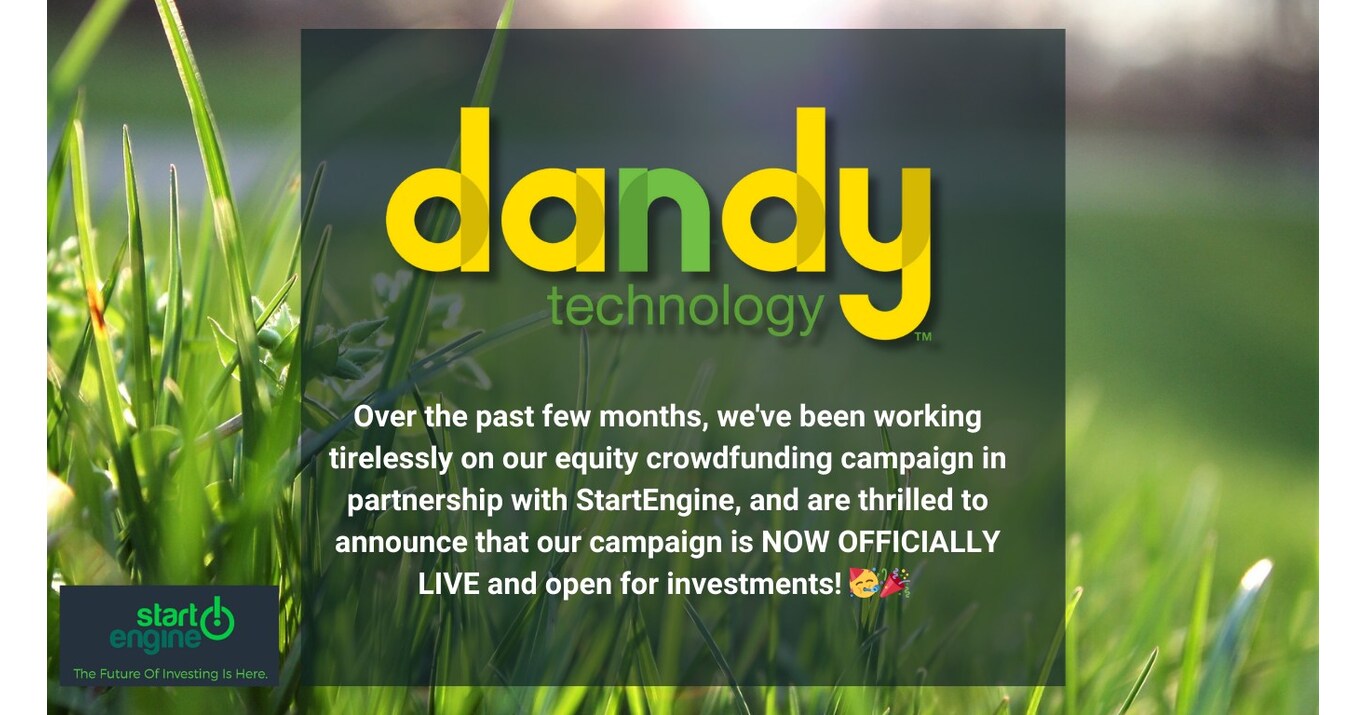 Dandy Technology Unveils Start Engine Campaign to Revolutionize Lawncare