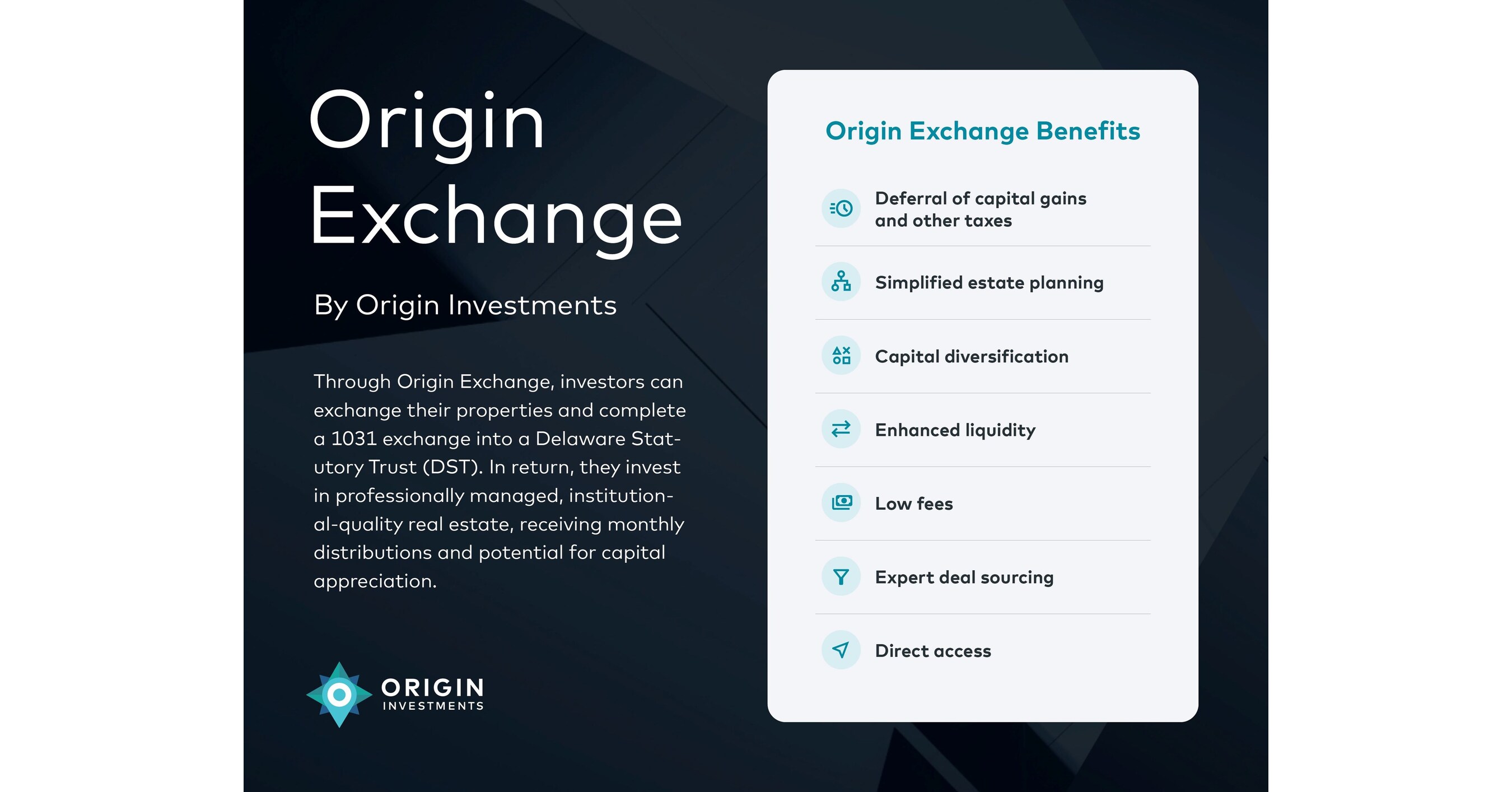 Origin Investments Launches Origin Exchange