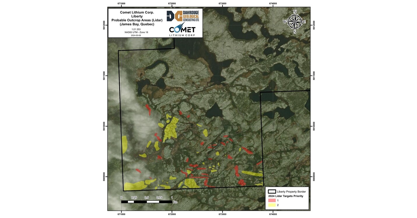 Comet to Commence Intensive Field Program at Flagship Liberty Property
