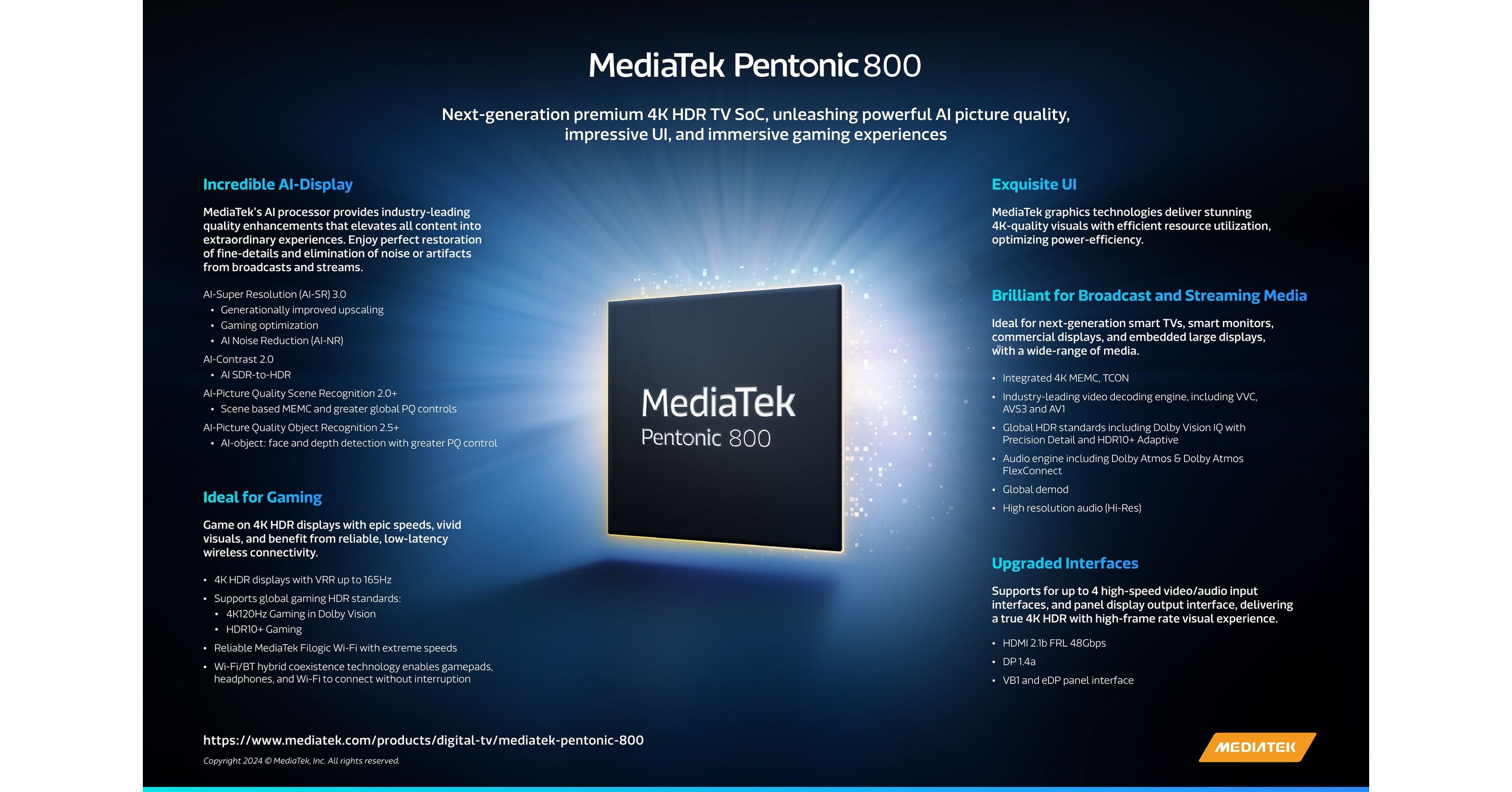MediaTek to Unveil Products for Chromebooks, Smart TVs and Displays at COMPUTEX 2024 ...