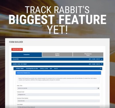 Track Rabbit Introduces Free Driver/Rider Evaluations and Custom Forms ...