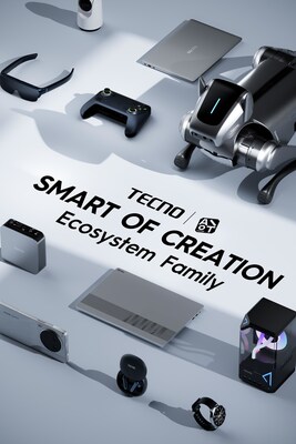 TECNO exhibits its diverse smartphone and AIoT ecosystem with futuristic AR and AI products at ...