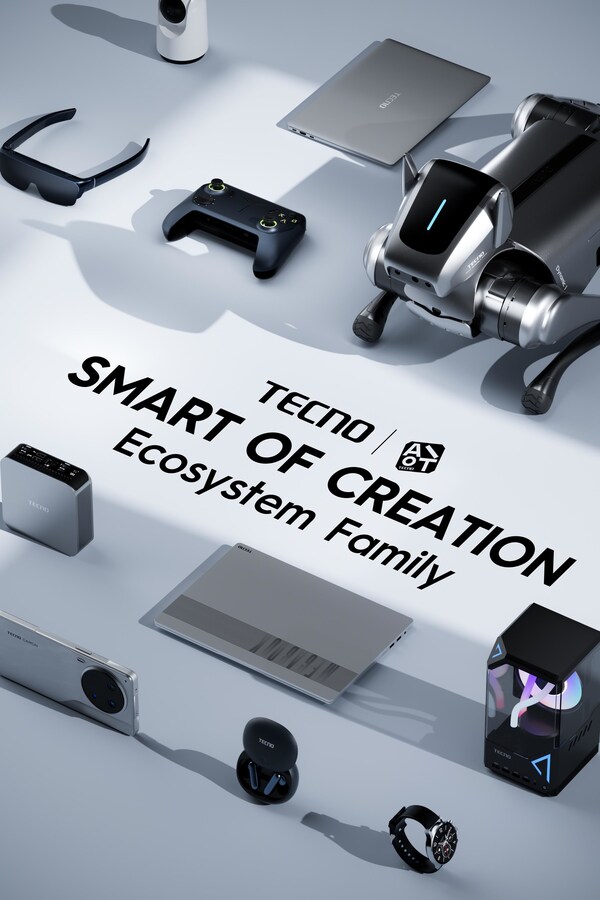 TECNO exhibits its diverse smartphone and AIoT ecosystem with futuristic AR and AI products at ...