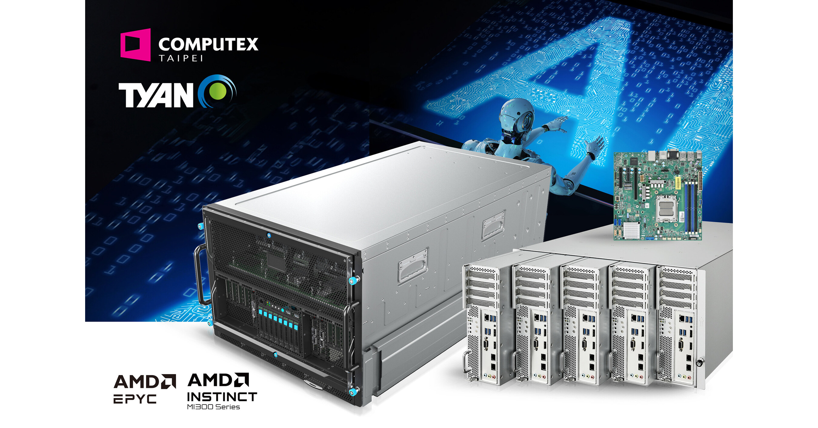 TYAN Presents AMD EPYC Server Platforms Optimized for Data Center ...