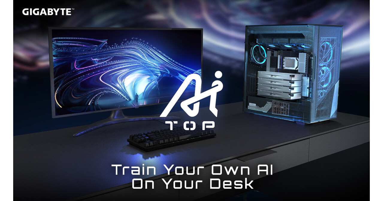 GIGABYTE Unveils AI TOP as Solution to Local AI Training at COMPUTEX 2024