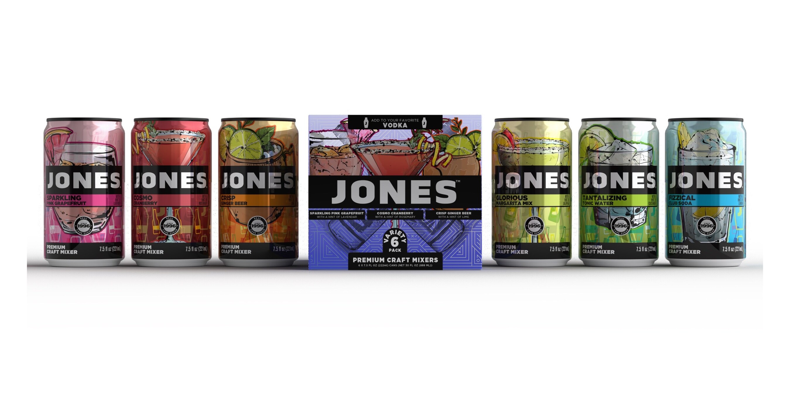 Jones Soda Enters the $19.1B Craft Mixer Category with New Jones ...