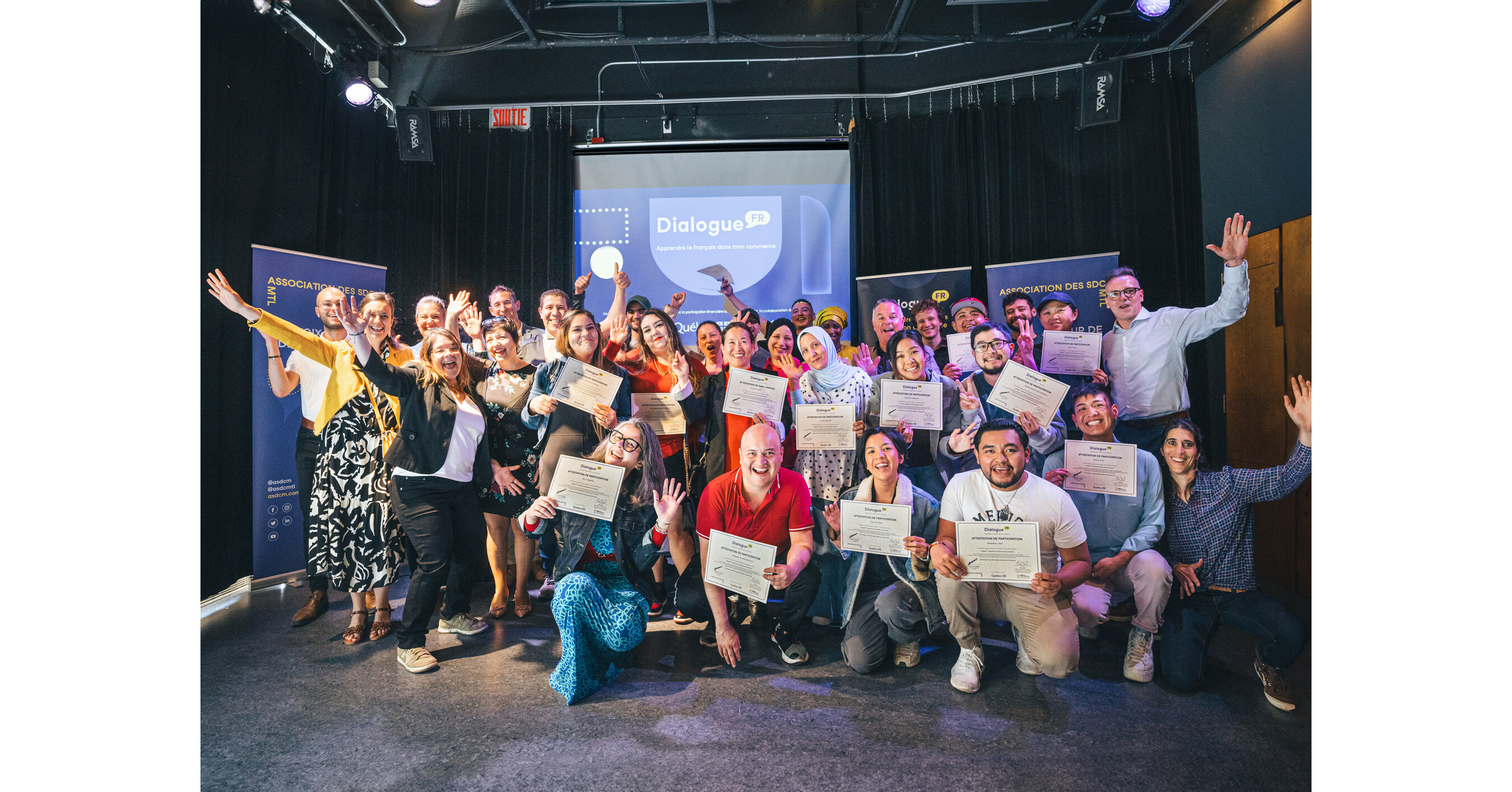 Programme de francisation de l'ASDCM - La deuxième cohorte du programme DialogueFR - Apprendre ...