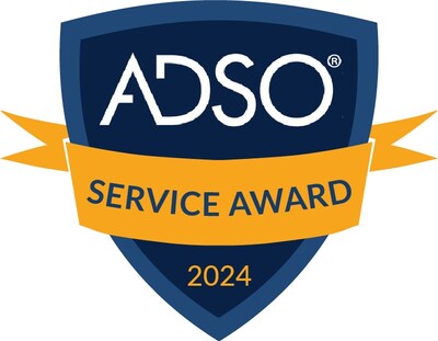 Smile Brands CEO Steve Bilt receives ADSO 2024 Service Award on behalf ...