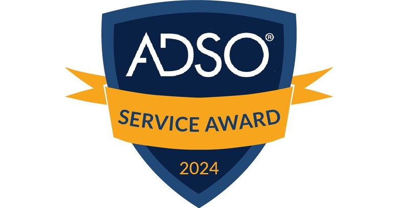 Smile Brands CEO Steve Bilt receives ADSO 2024 Service Award on behalf ...