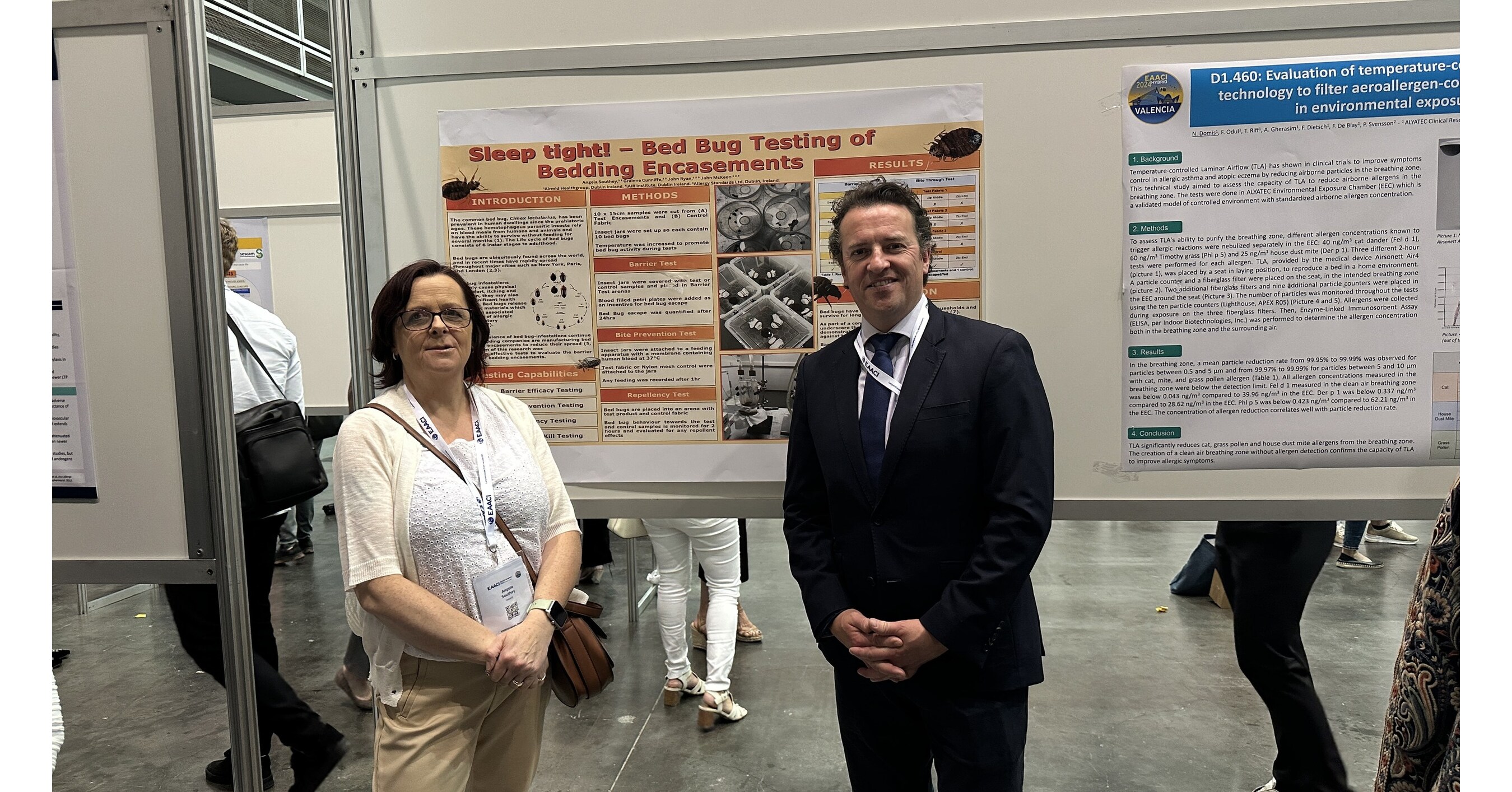 Advanced Bed Bug Testing Research Presented by airmid healthgroup at EAACI