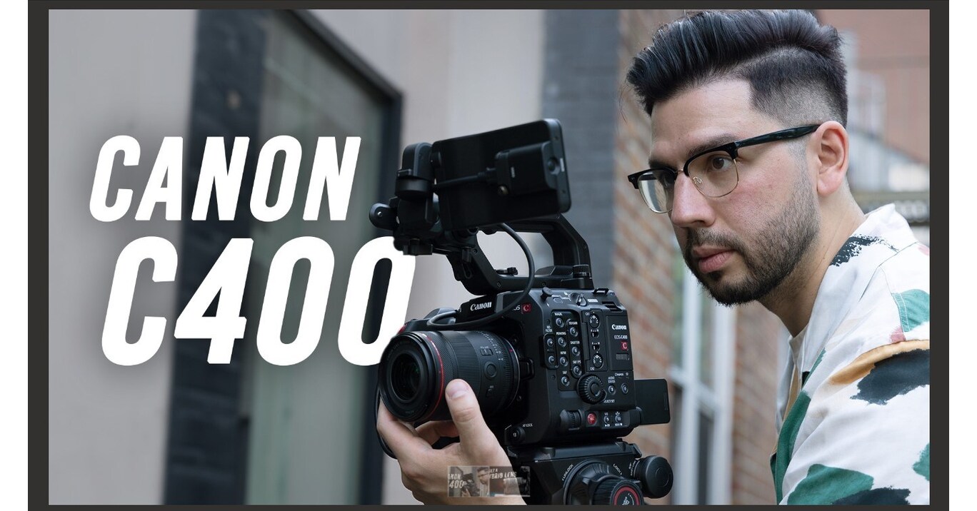 Canon EOS C400 6K Full-Frame Cinema Camera, RF 35mm F1.4, 17-120mm Lens ...