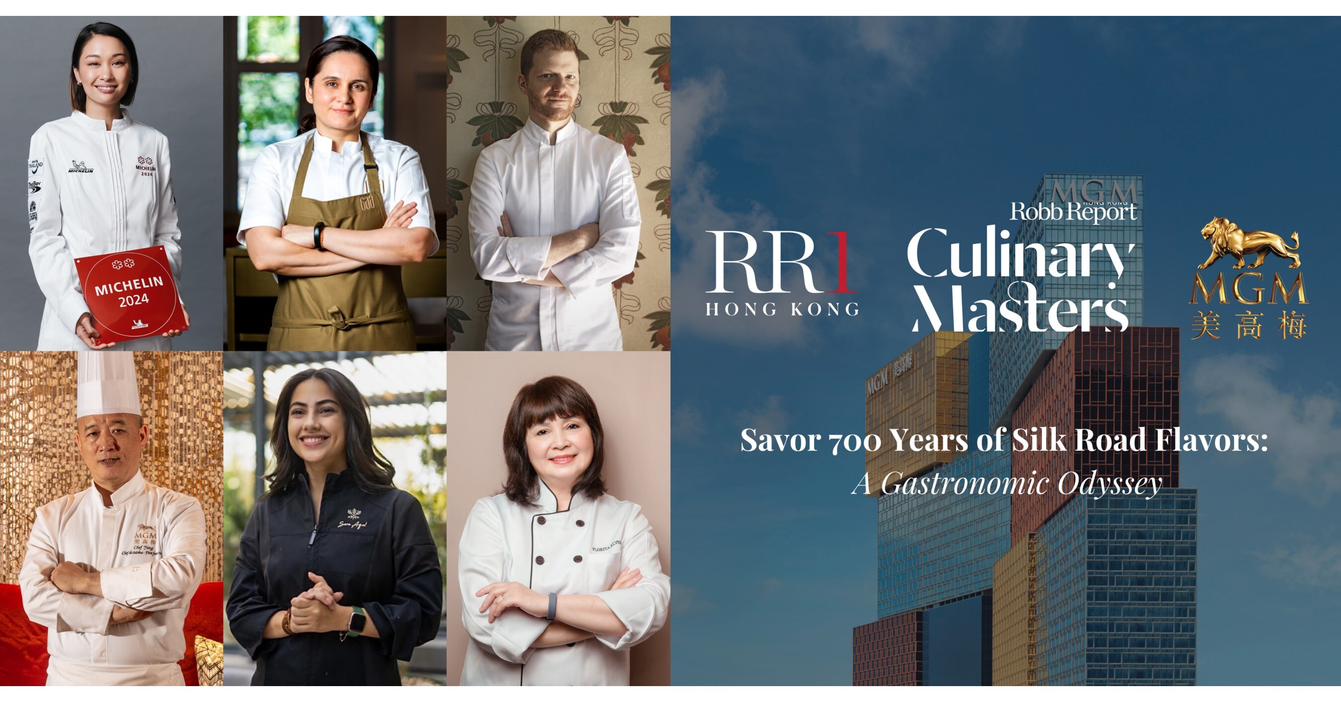 MGM Once Again Brings Asia's Only RR1HK Culinary Masters Event to Macau