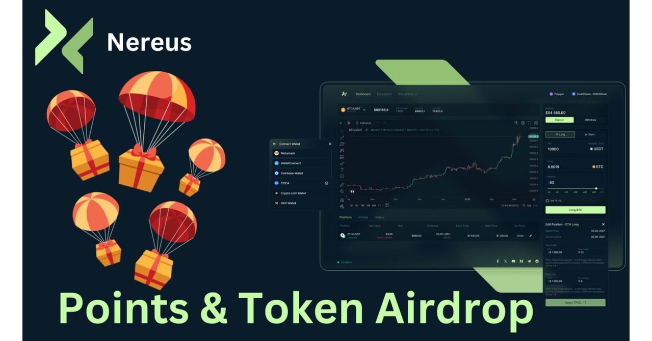 Nereus Unveils Exciting Point System and Token Airdrop Ahead of Major ...