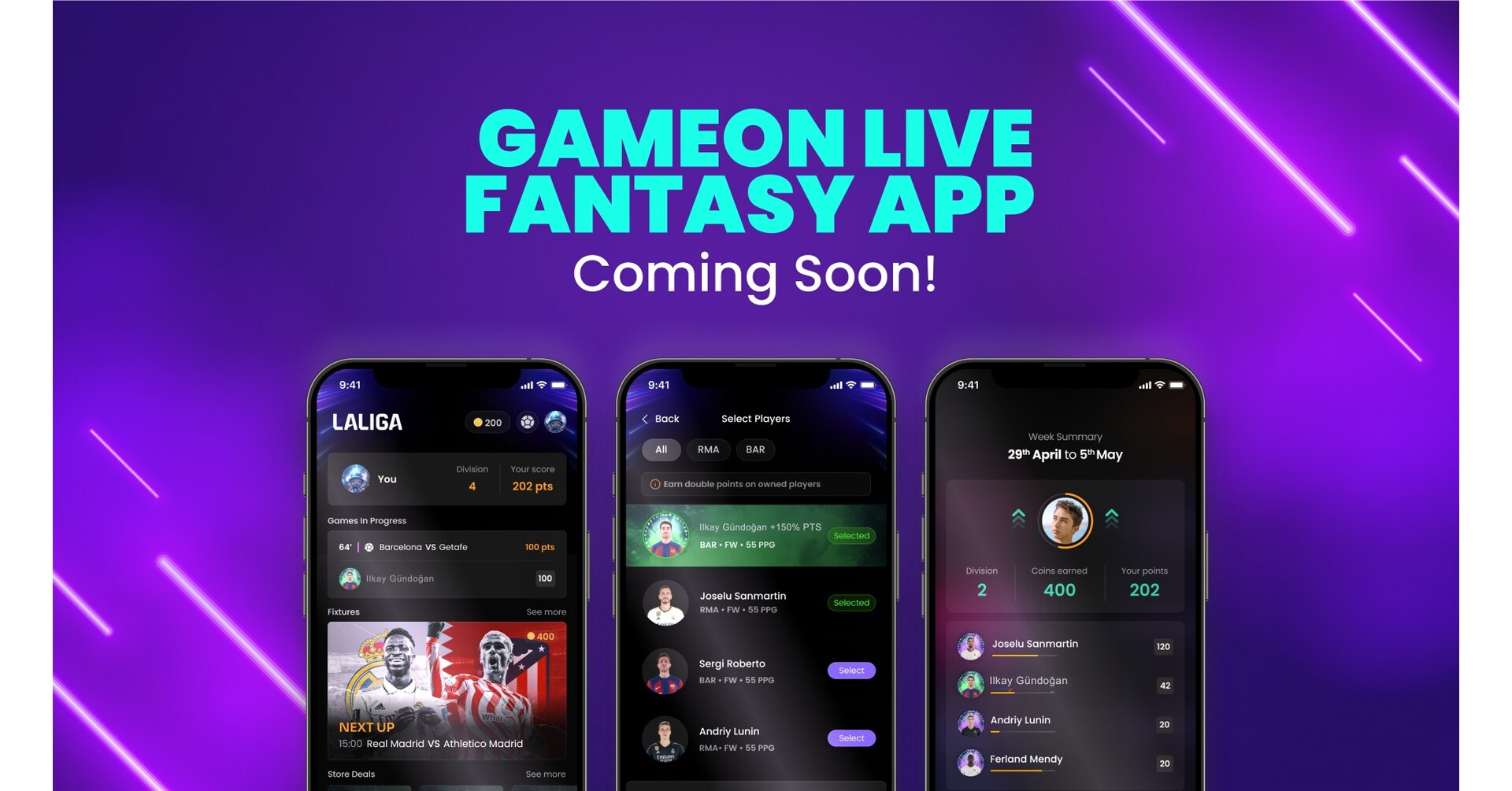 GameOn Live Fantasy Set to Launch for Euro 2024, Powered by the $GAME Token