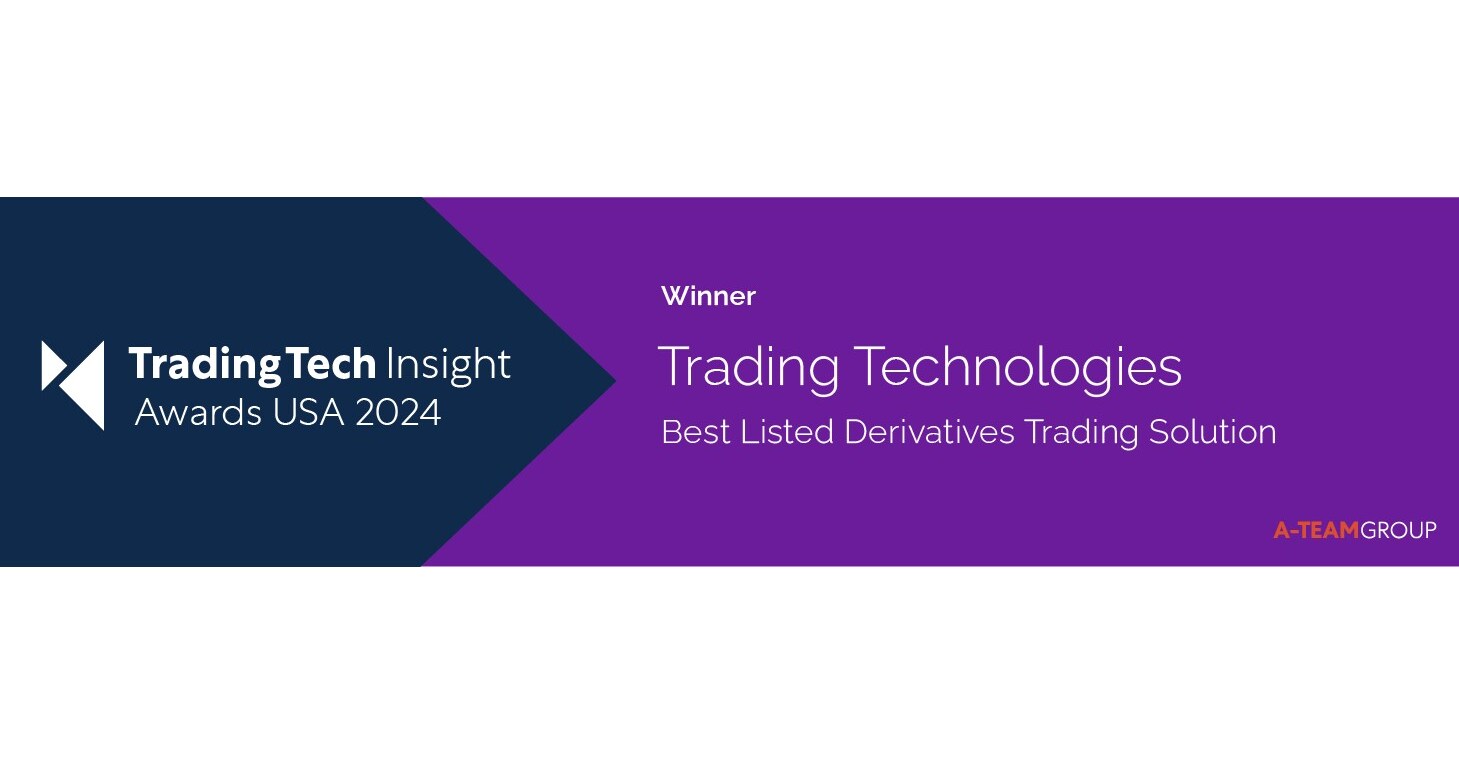 Trading Technologies' TT® platform named Best Listed Derivatives ...