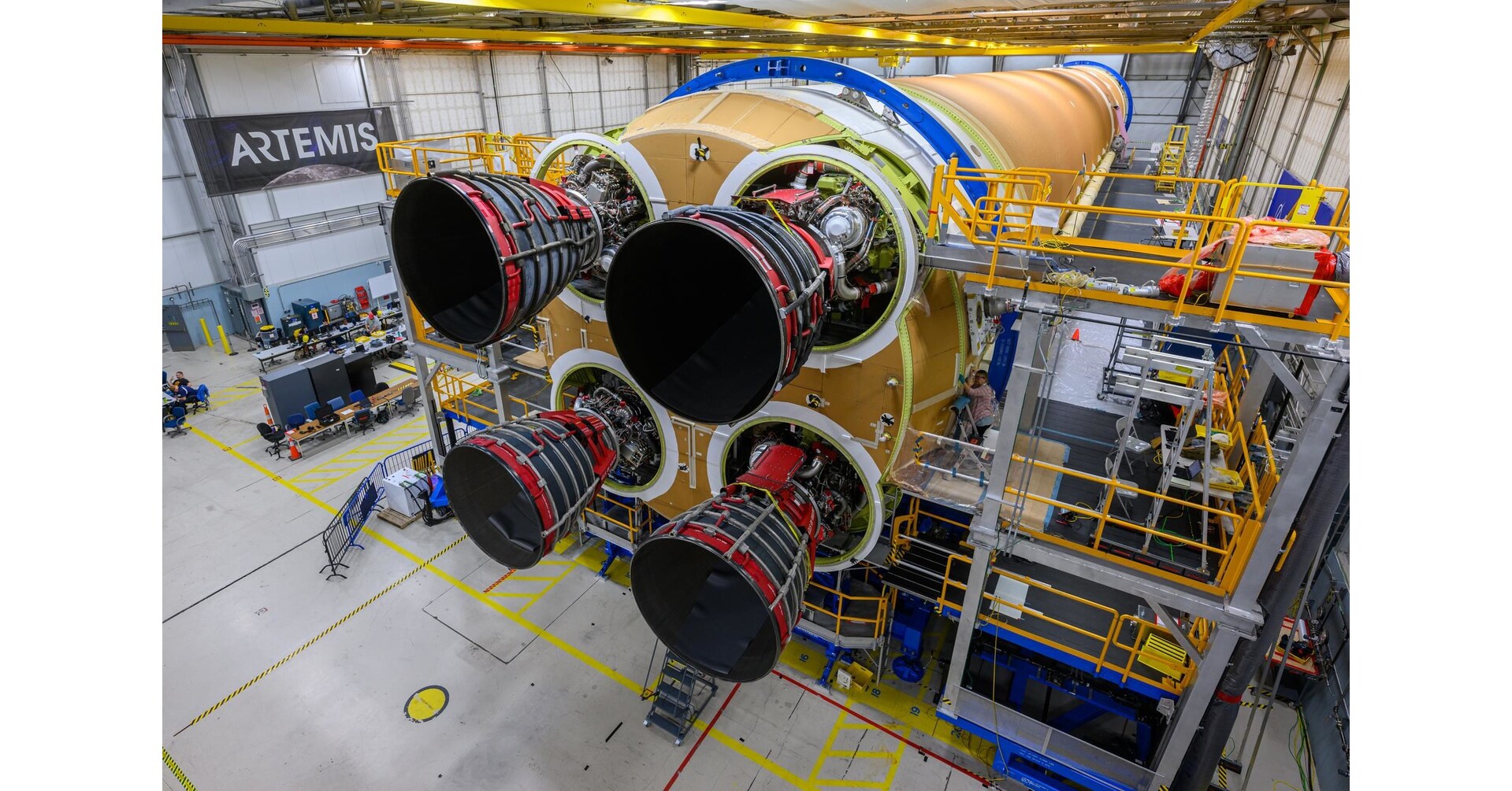 NASA Invites Media to Rollout Event for Artemis II Moon Rocket Stage