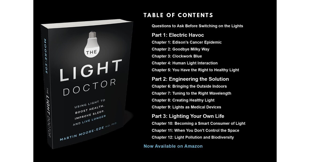 New book, THE LIGHT DOCTOR, by world-leading expert Dr. Martin Moore ...