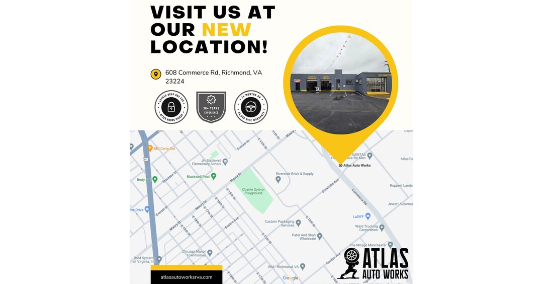 Atlas Auto Works Announces Their New Auto Repair Shop Location in ...