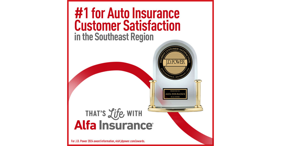 Alfa Insurance® Named #1 Auto Insurer for Customer Satisfaction in the ...