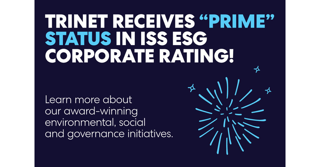 TriNet Receives "Prime" Status in ISS ESG Corporate Rating