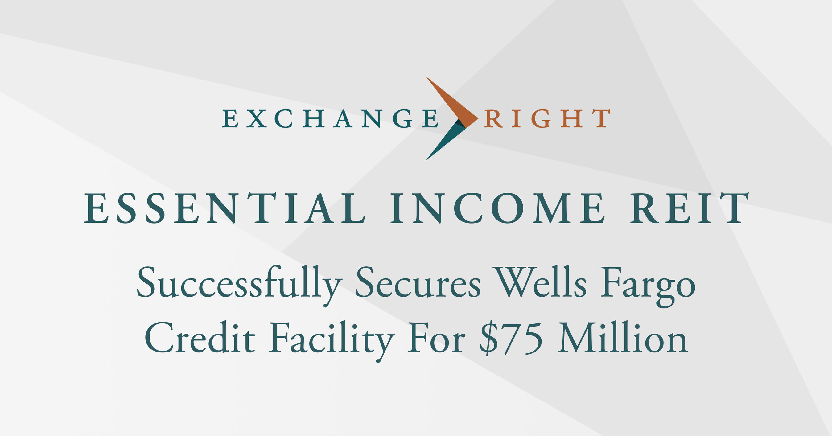 Wells Fargo Provides ExchangeRight's Essential Income REIT With $75 ...