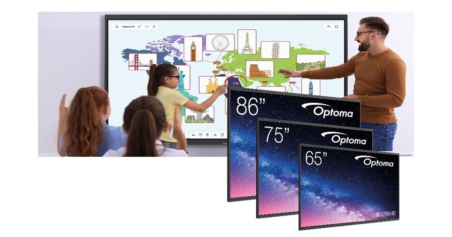 Optoma Unveils 3rd Generation Creative Touch 5-Series Interactive ...