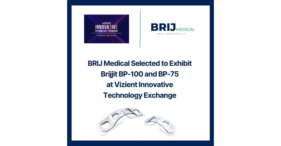 BRIJ Medical Selected to Exhibit Brijjit BP-100 and BP-75 at Vizient ...
