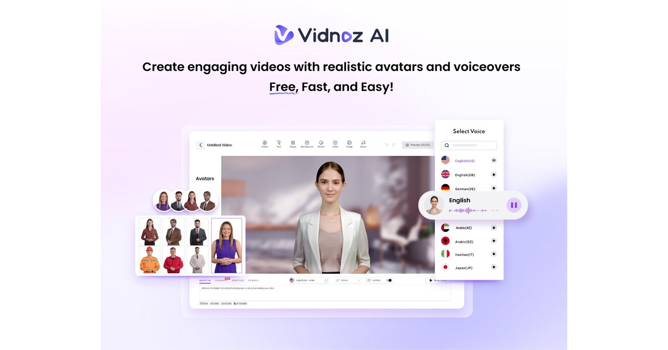 Vidnoz AI 3.0 Empowers Businesses & Creators with Next-Gen Avatar Video ...