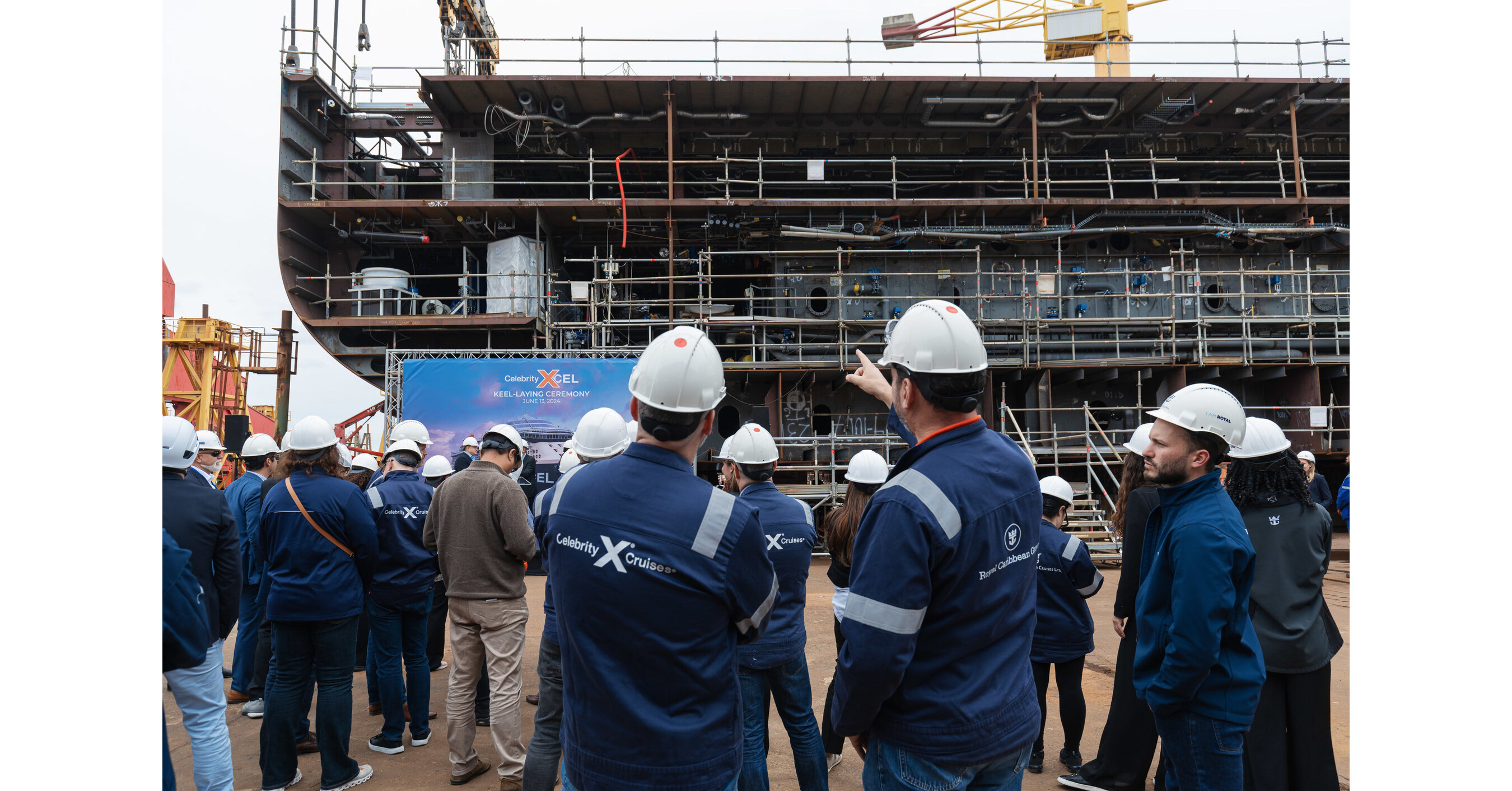 CELEBRITY XCEL KEEL LAYING CEREMONY MARKS NEW LEVEL OF EXCELLENCE FOR ...