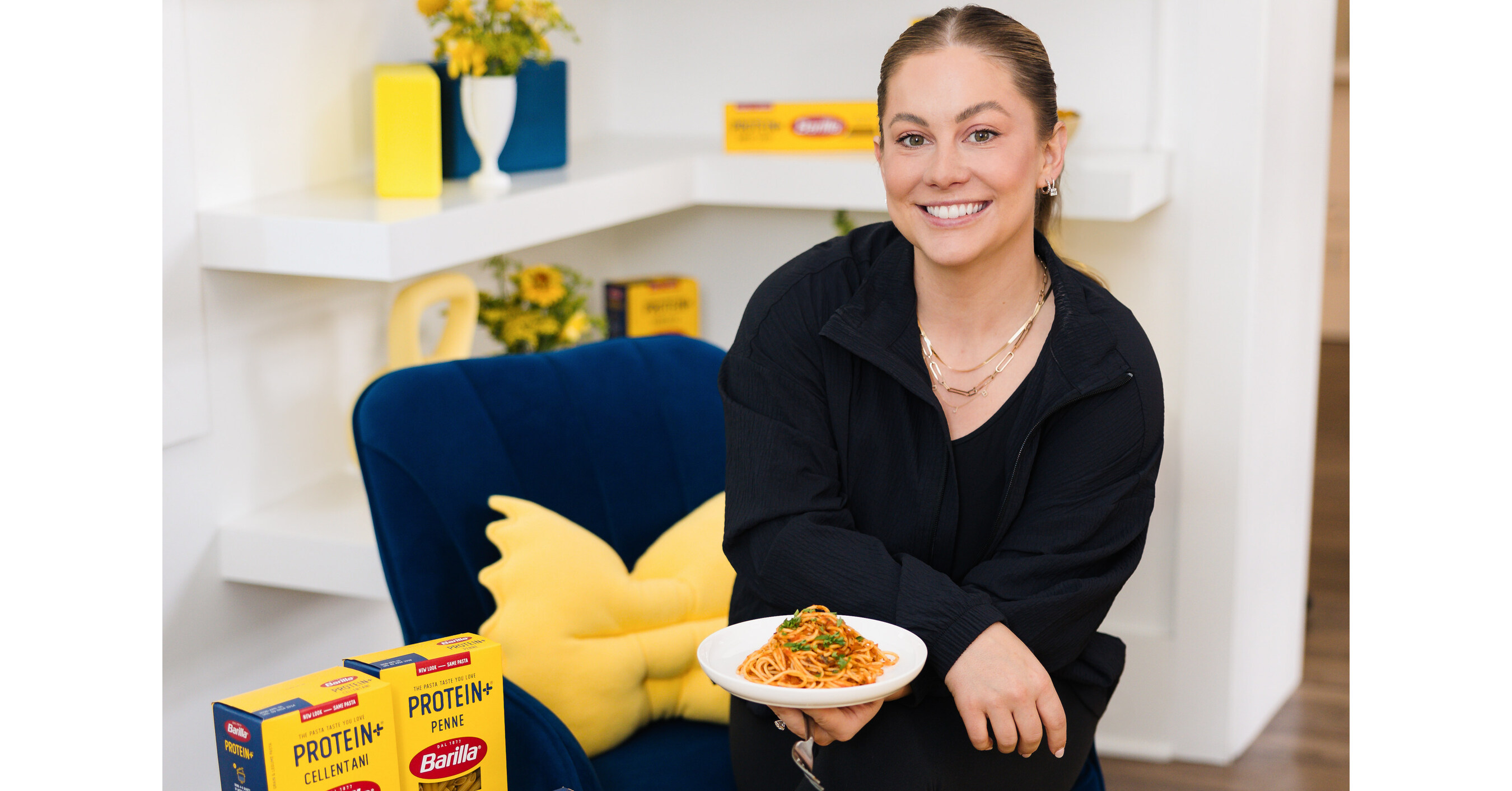 Barilla® Protein+® Pasta Teams Up with Shawn Johnson East to Celebrate ...