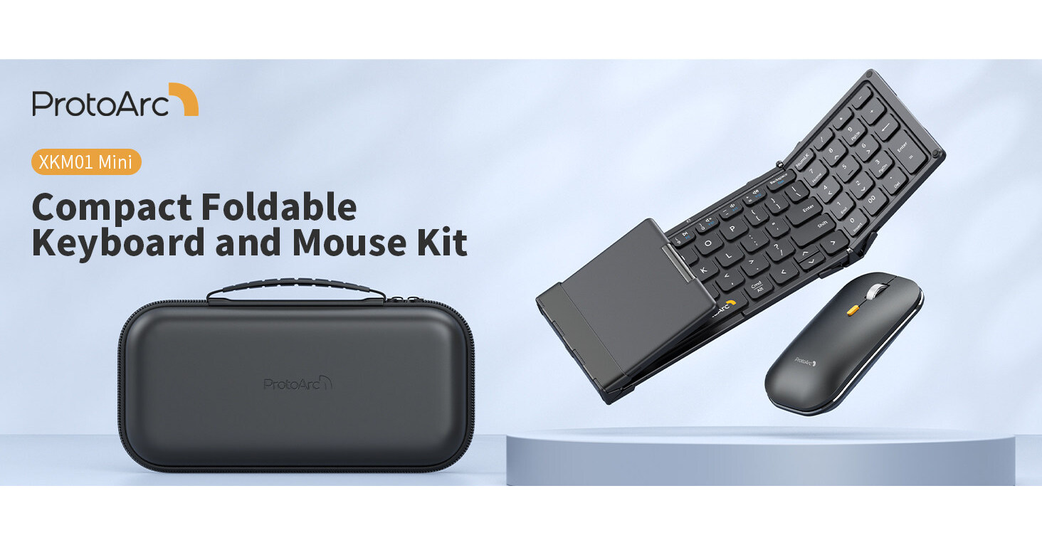 ProtoArc unveils XKM01 Mini: A compact foldable keyboard and mouse ...