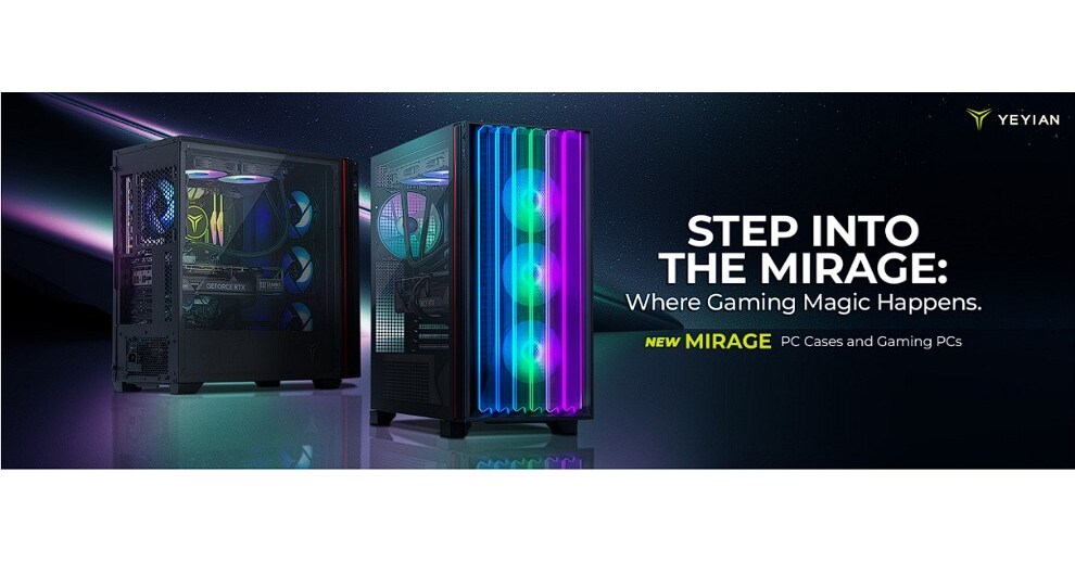 YEYIAN GAMING Unveils the MIRAGE Gaming PC Cases and the Power-Packed ...