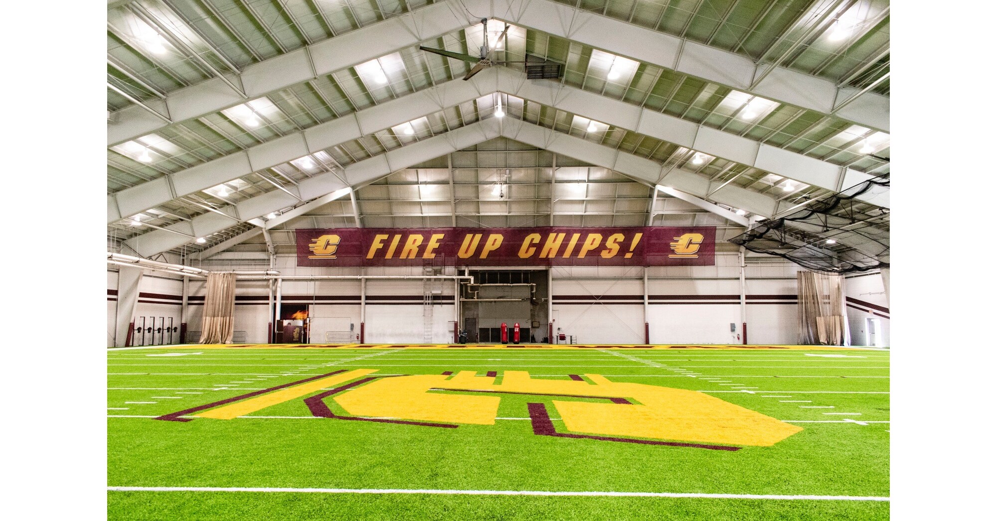 Central Michigan University Unveils New Indoor Football Practice ...